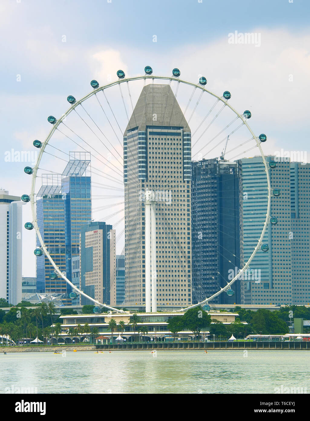 Singapore Ferries Wheel Stock Photo - Alamy