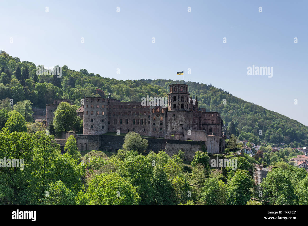 Heidelberg castle aerial hi-res stock photography and images - Alamy