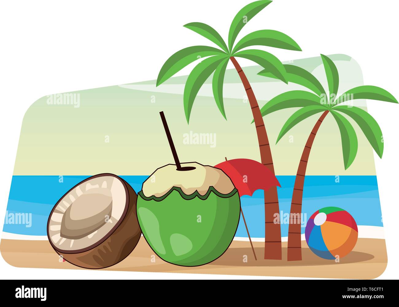 refreshing drink cartoon Stock Vector Image & Art - Alamy