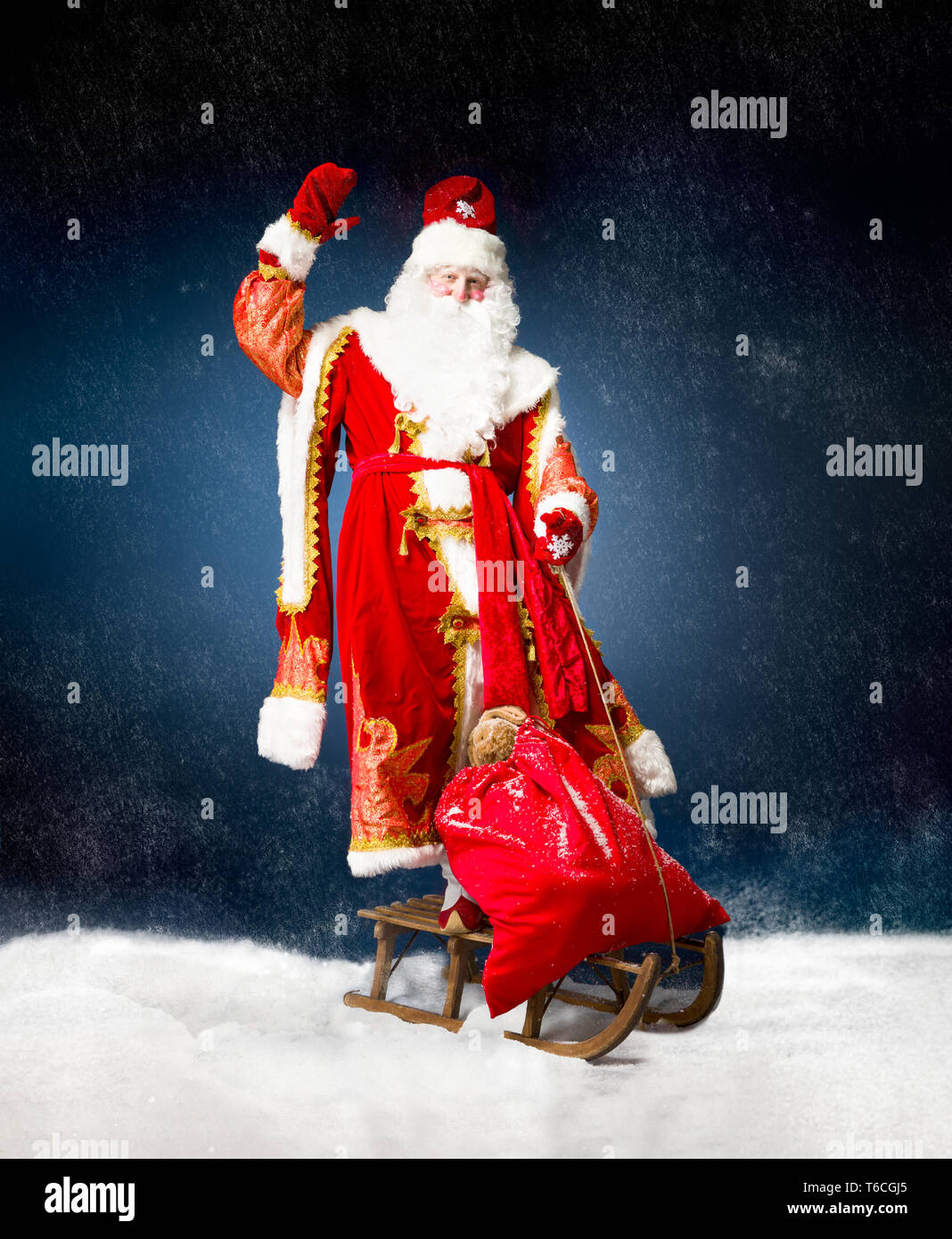 Flying Santa Claus High Resolution Stock Photography and Images - Alamy