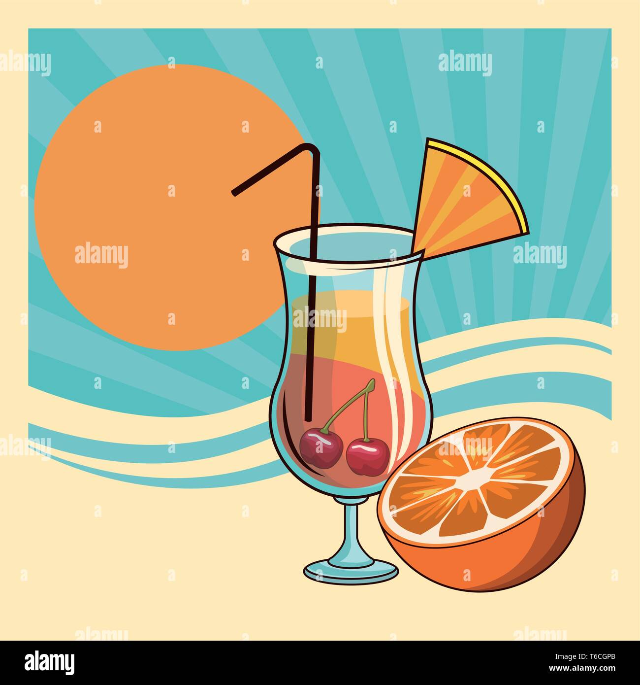 alcoholic drink beverage cartoon Stock Vector Image & Art - Alamy