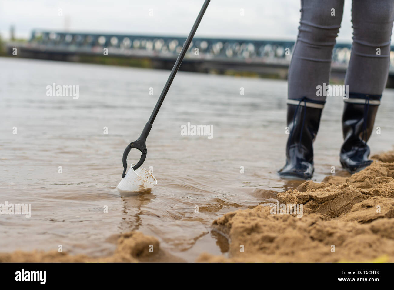 Collecting plastic waste hi-res stock photography and images - Alamy