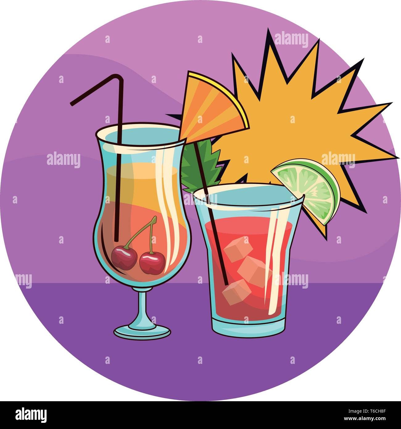 alcoholic drinks beverages cartoon Stock Vector Image & Art - Alamy