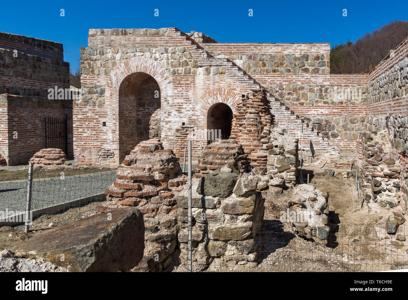 Ruins of Ancient Roman fortress The Trajan's Gate, Sofia Region ...