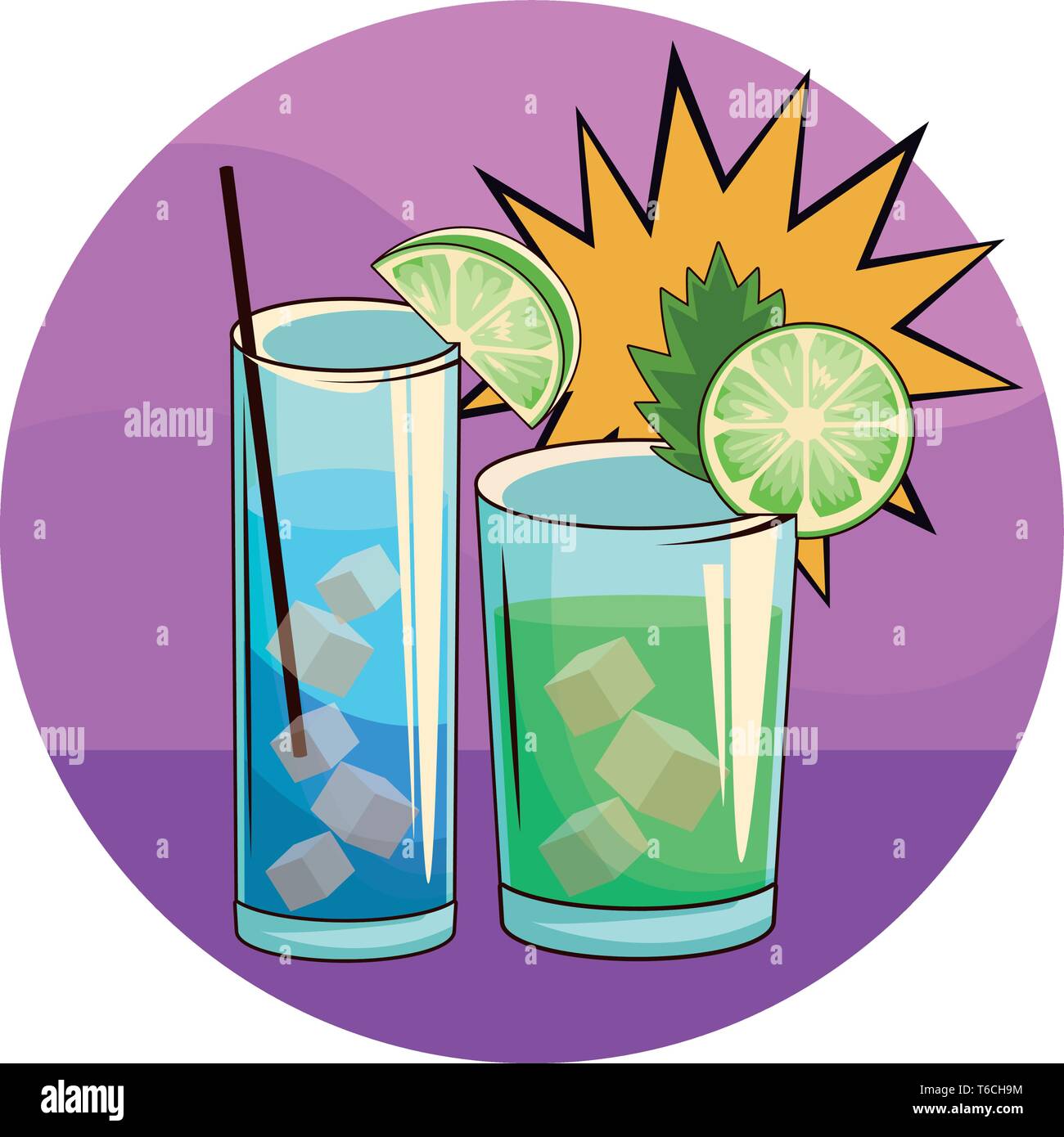 alcoholic drinks beverages cartoon Stock Vector Image & Art - Alamy