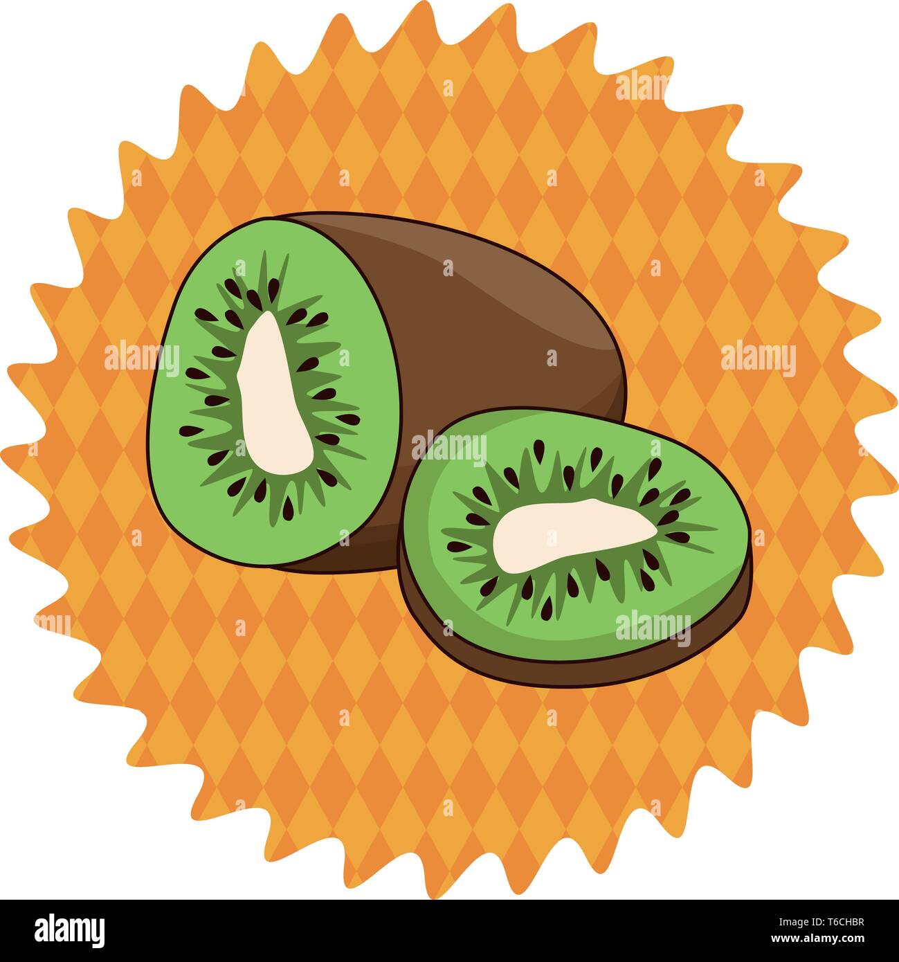 Green smoothie healthy fruity Stock Vector Images - Alamy