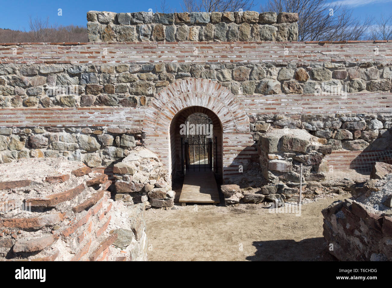 Ruins of Ancient Roman fortress The Trajan's Gate, Sofia Region ...