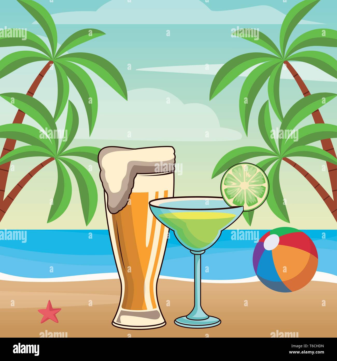 alcoholic drinks beverages cartoon Stock Vector Image & Art - Alamy