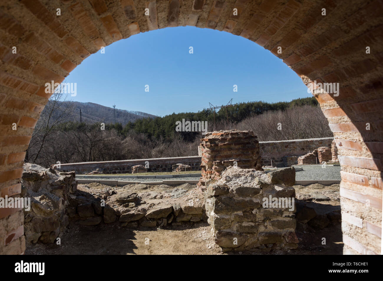 Ruins of Ancient Roman fortress The Trajan's Gate, Sofia Region ...