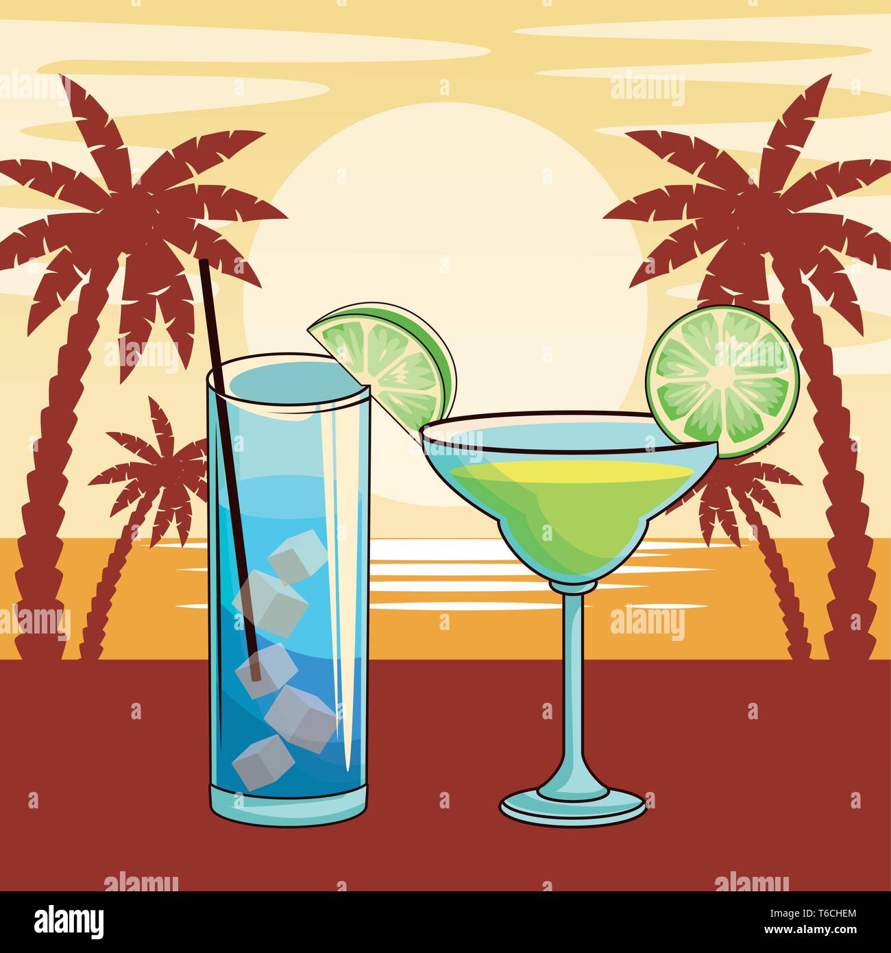 alcoholic drinks beverages cartoon Stock Vector Image & Art - Alamy