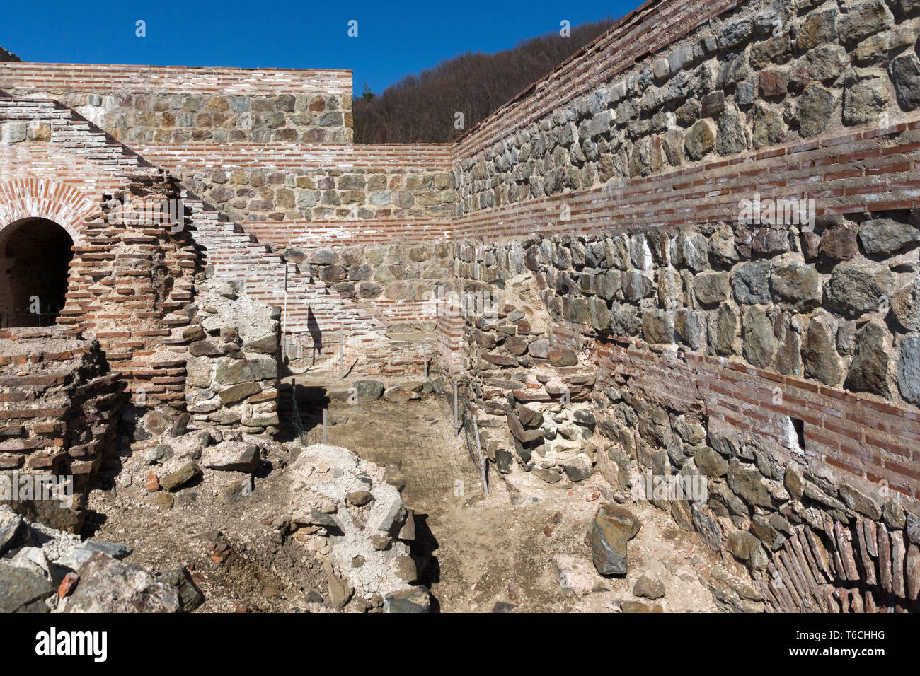 Ruins of Ancient Roman fortress The Trajan's Gate, Sofia Region ...