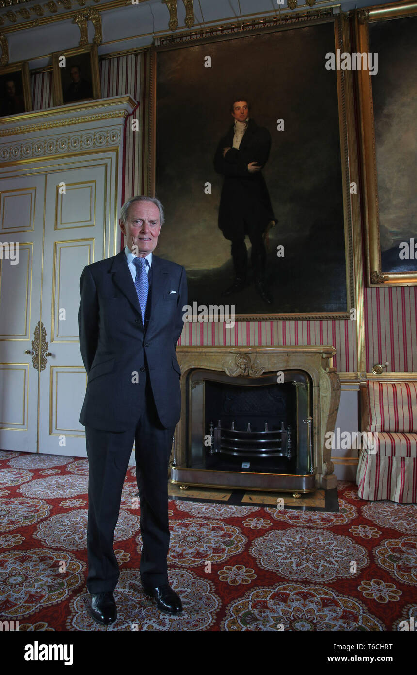 Charles Wellesley, the 9th Duke of Wellington, at Apsley House in ...
