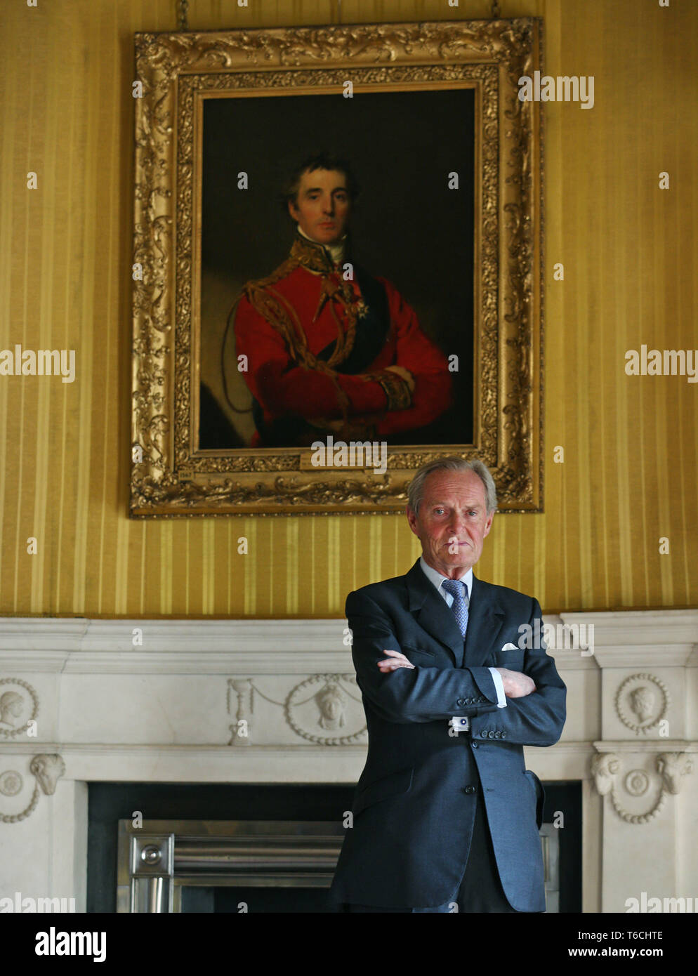 Charles Wellesley, the 9th Duke of Wellington, at Apsley House in ...