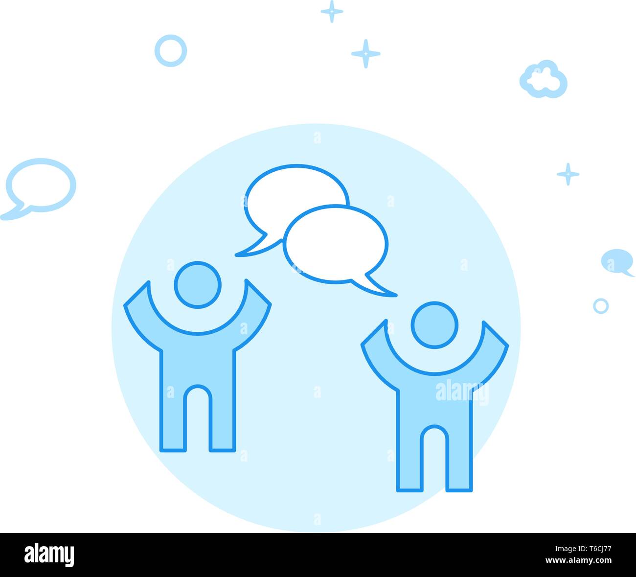 Chit chat vector vectors hi-res stock photography and images - Alamy