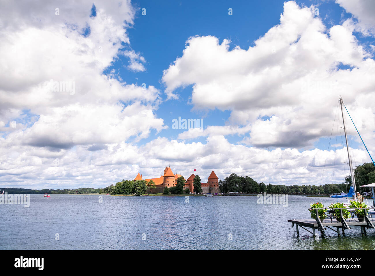Trakai Historical National Park, UNESCO world heritage. Trakai ...