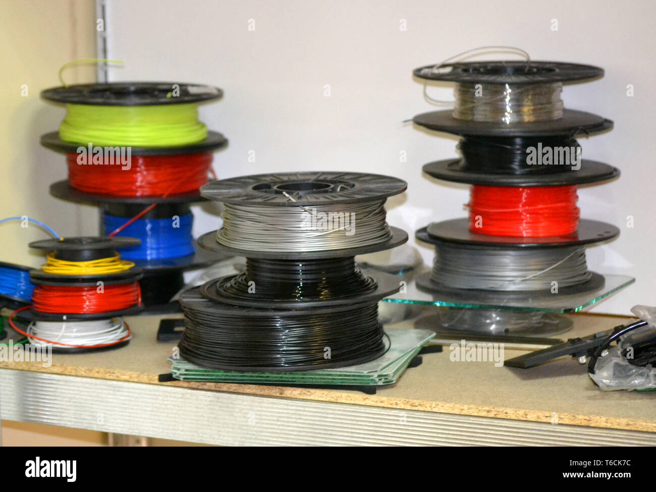 Coils with plastic for 3d printer. Components for modern additive ...