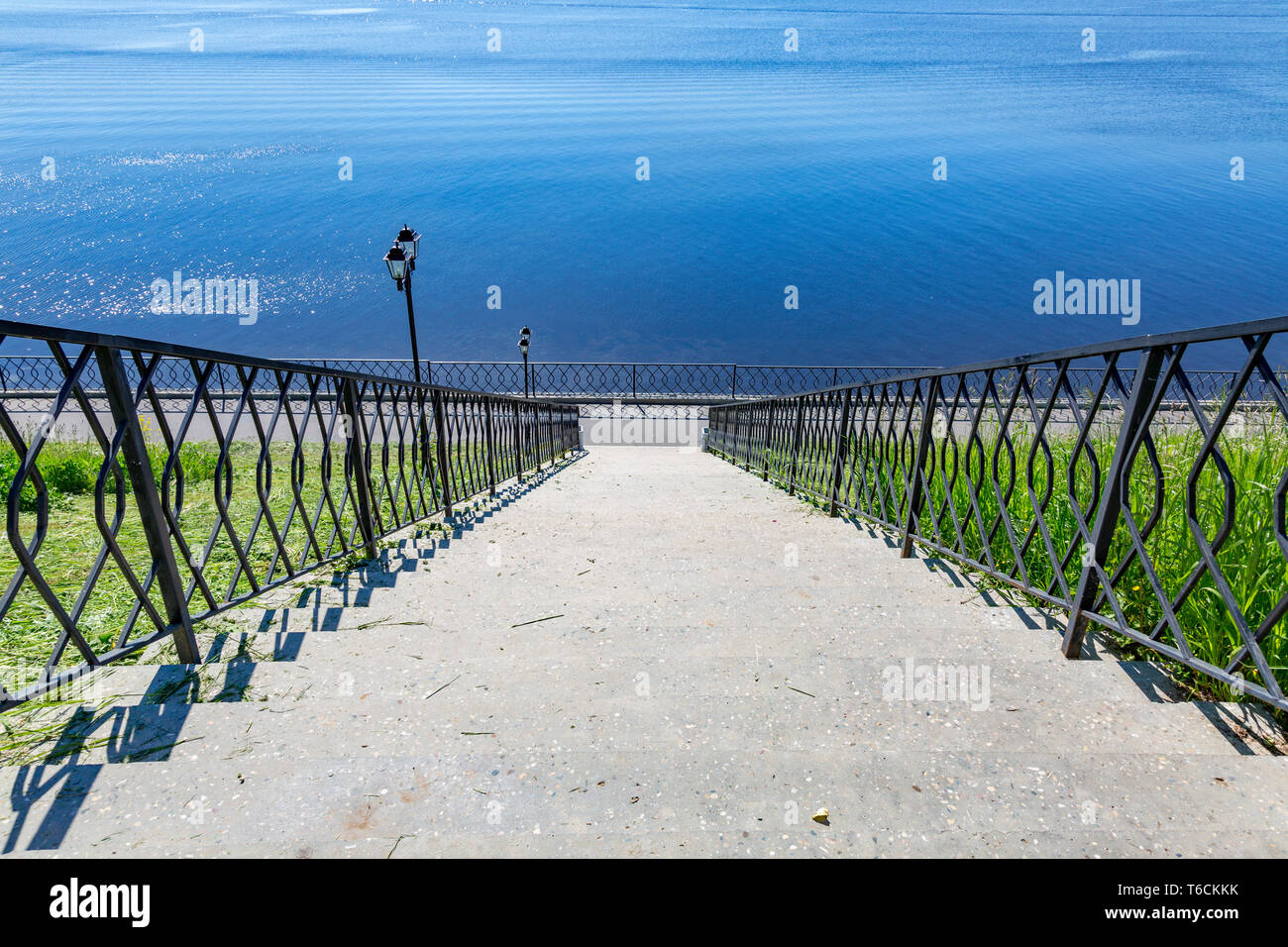 The great russian river Volga Stock Photo - Alamy