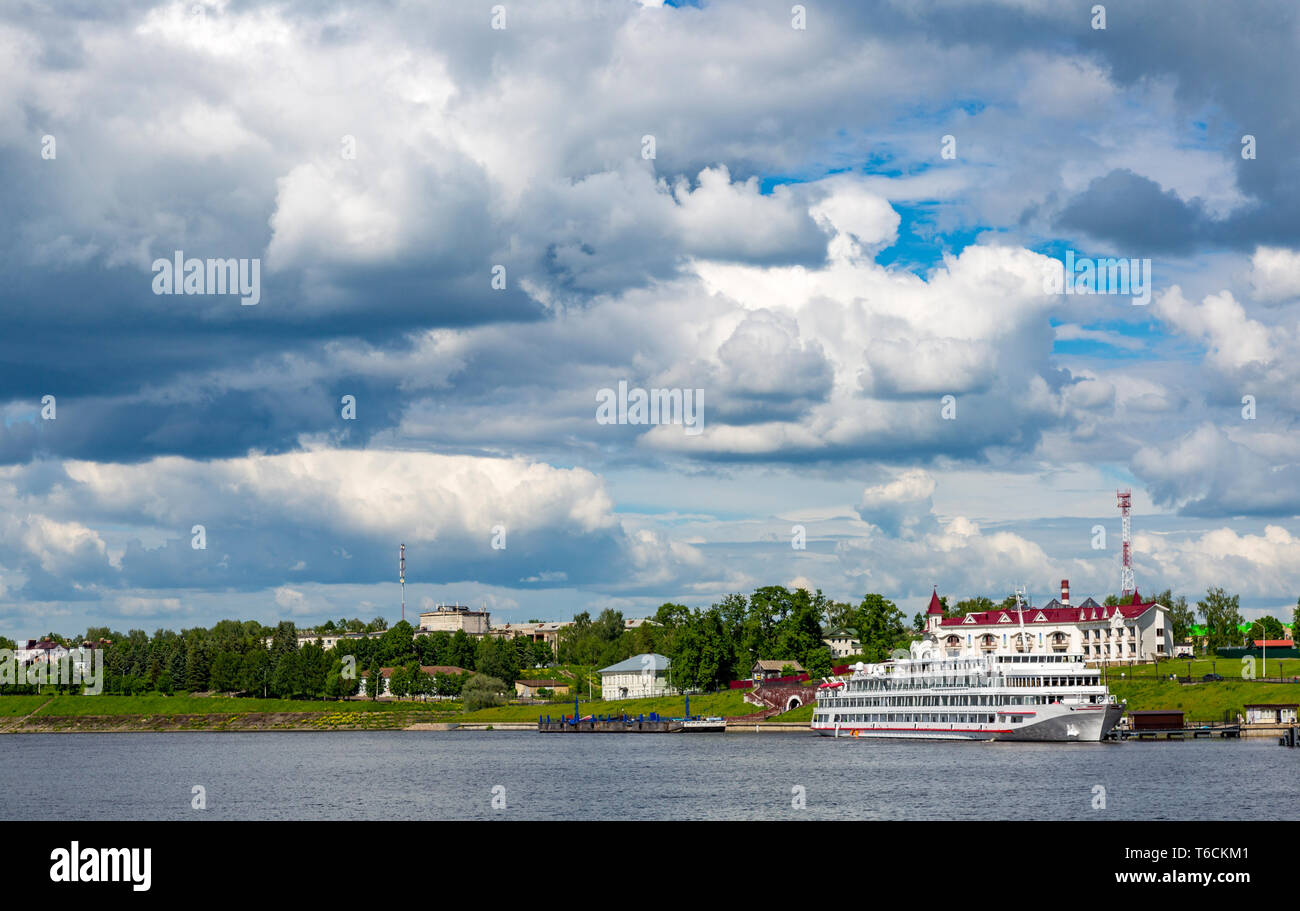 The great russian river Volga Stock Photo - Alamy