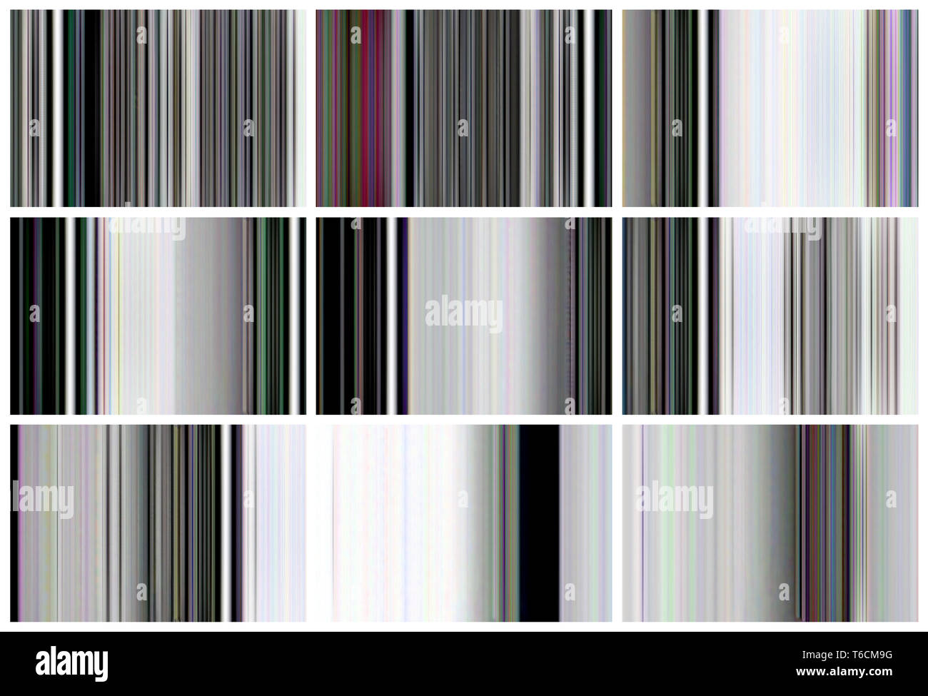 Set of TV noise Stock Photo - Alamy