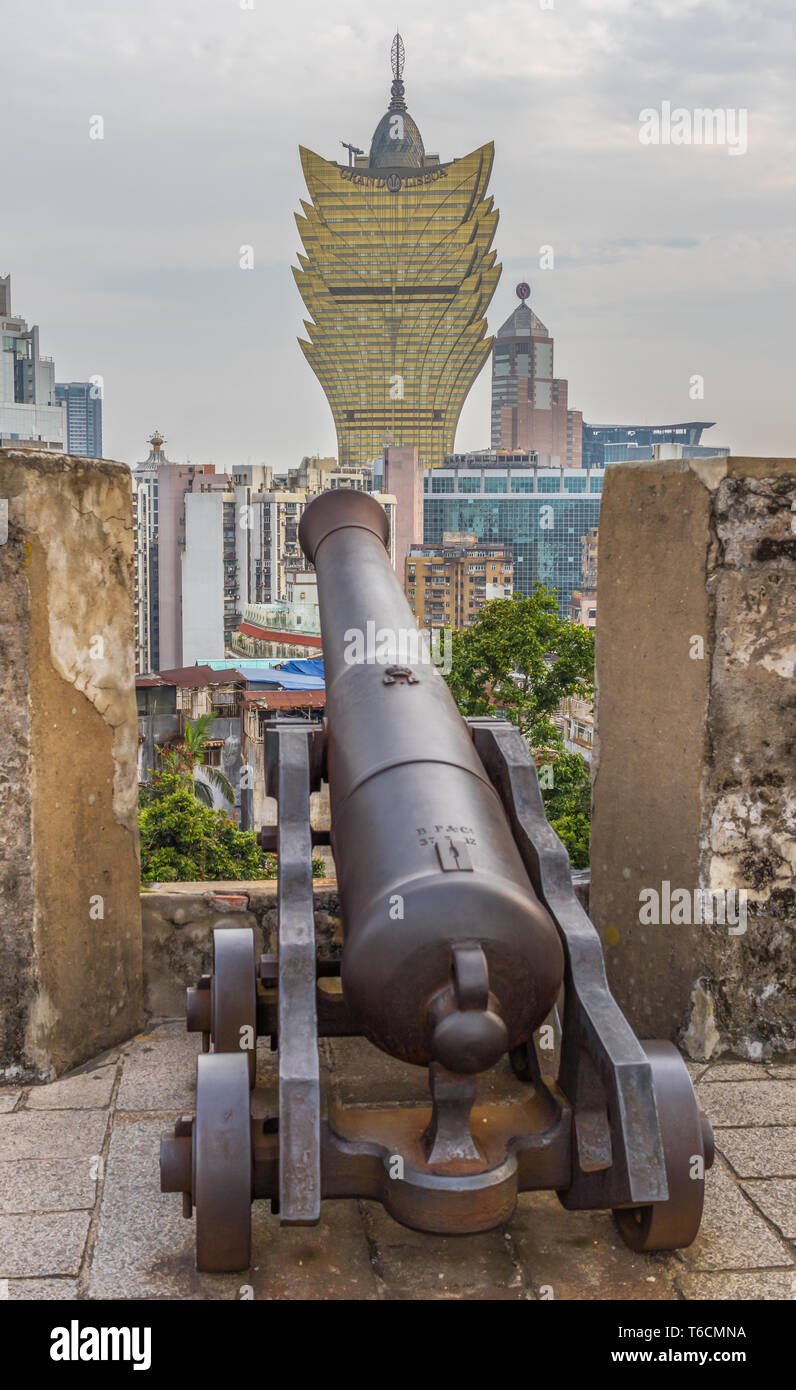 Macau, China - Portuguese colony until 1999, Unesco World Heritage site ...