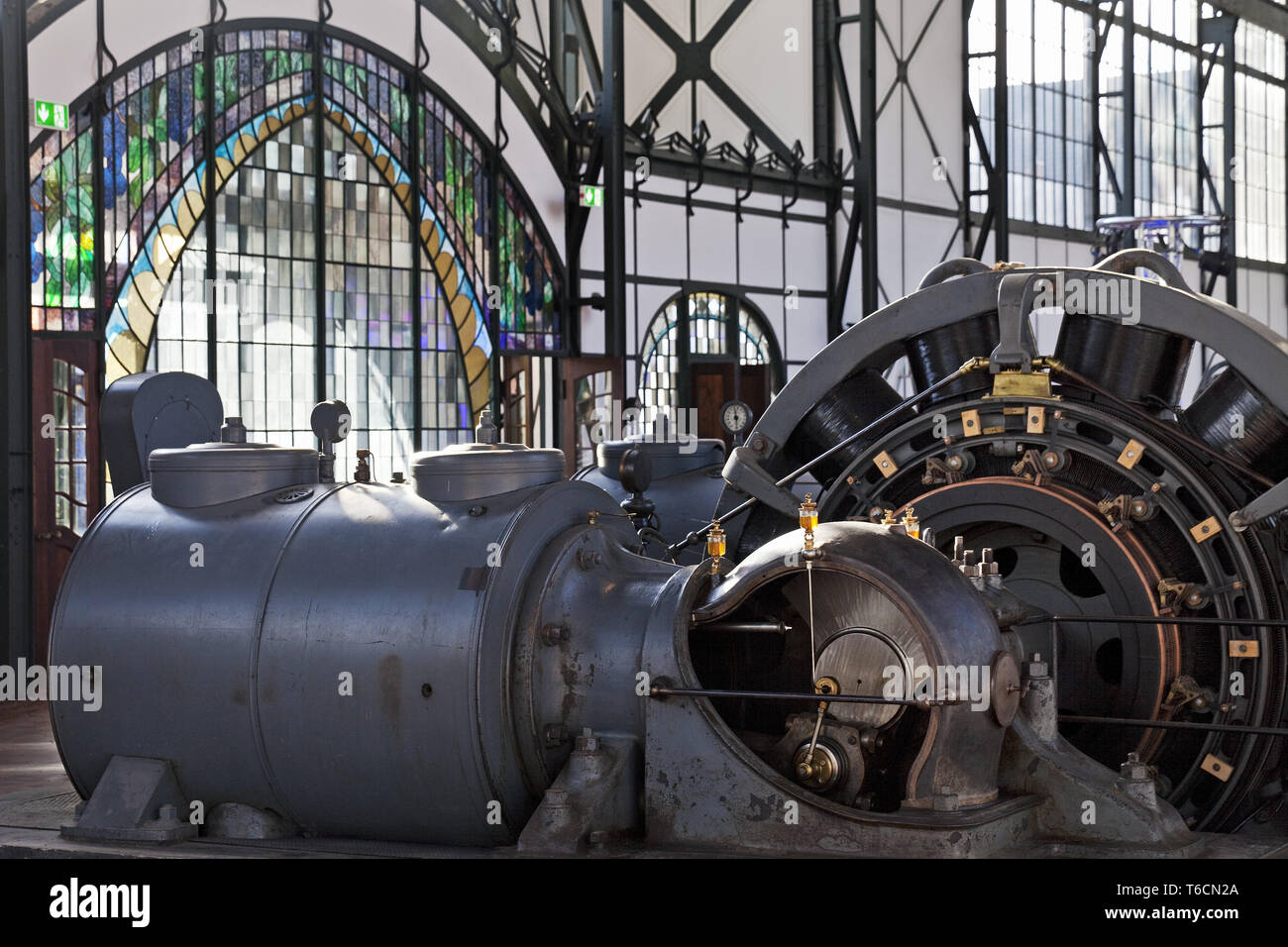 machine hall, Zollern II/IV Colliery, LWL Industrial Museum, Dortmund ...