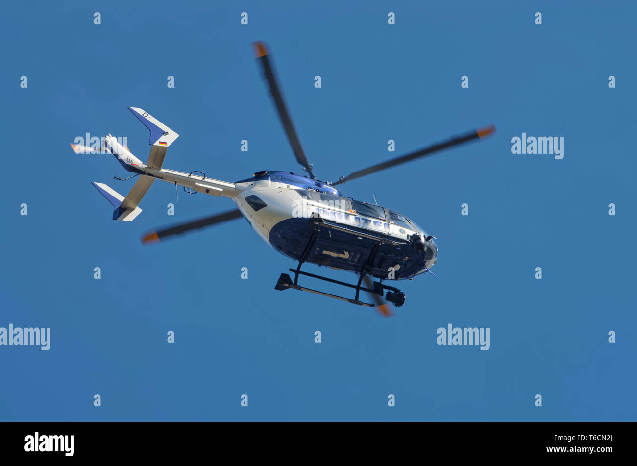 german police helicopter Stock Photo - Alamy