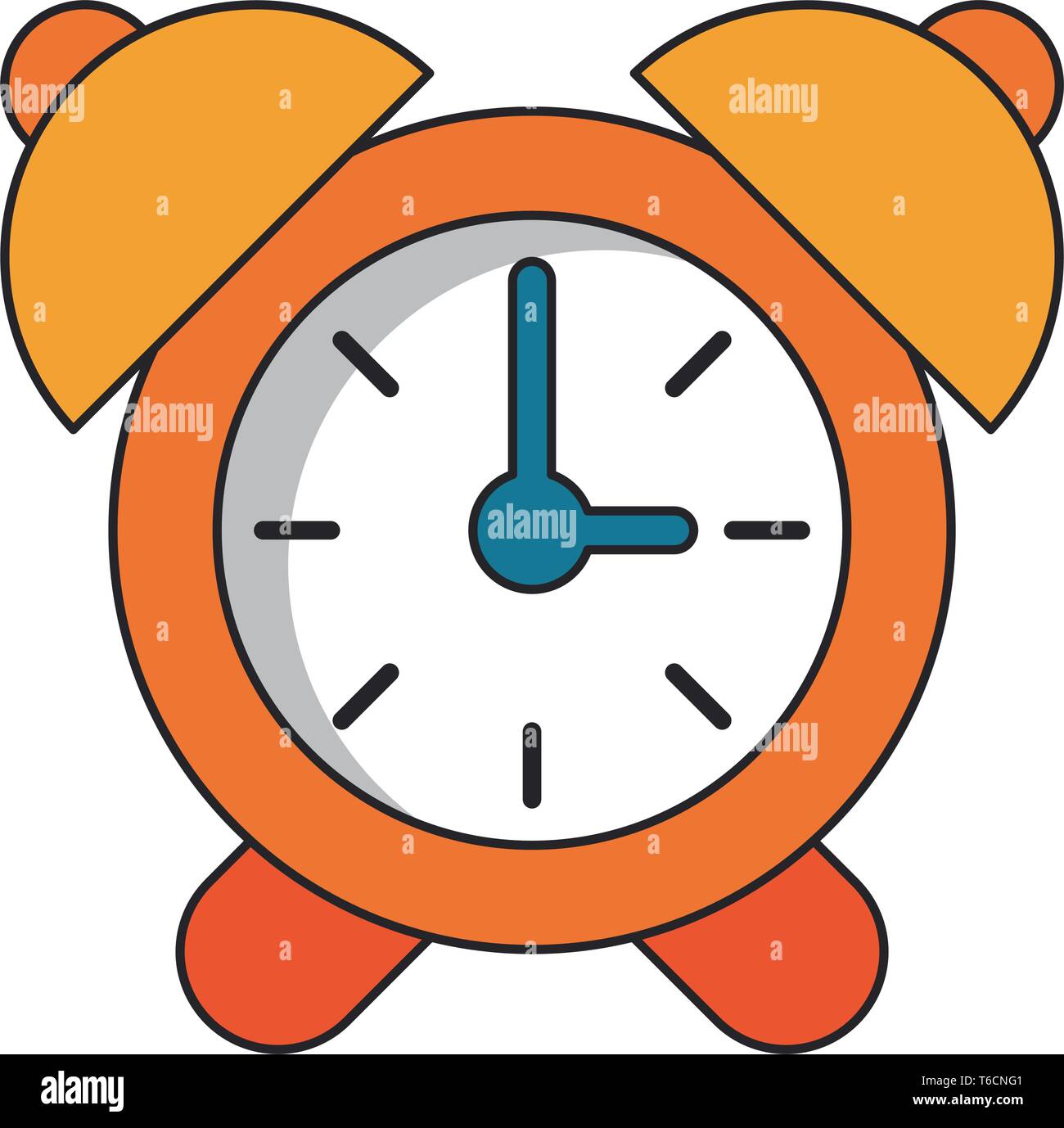 Alarm clock cartoon isolated Stock Vector Image & Art - Alamy