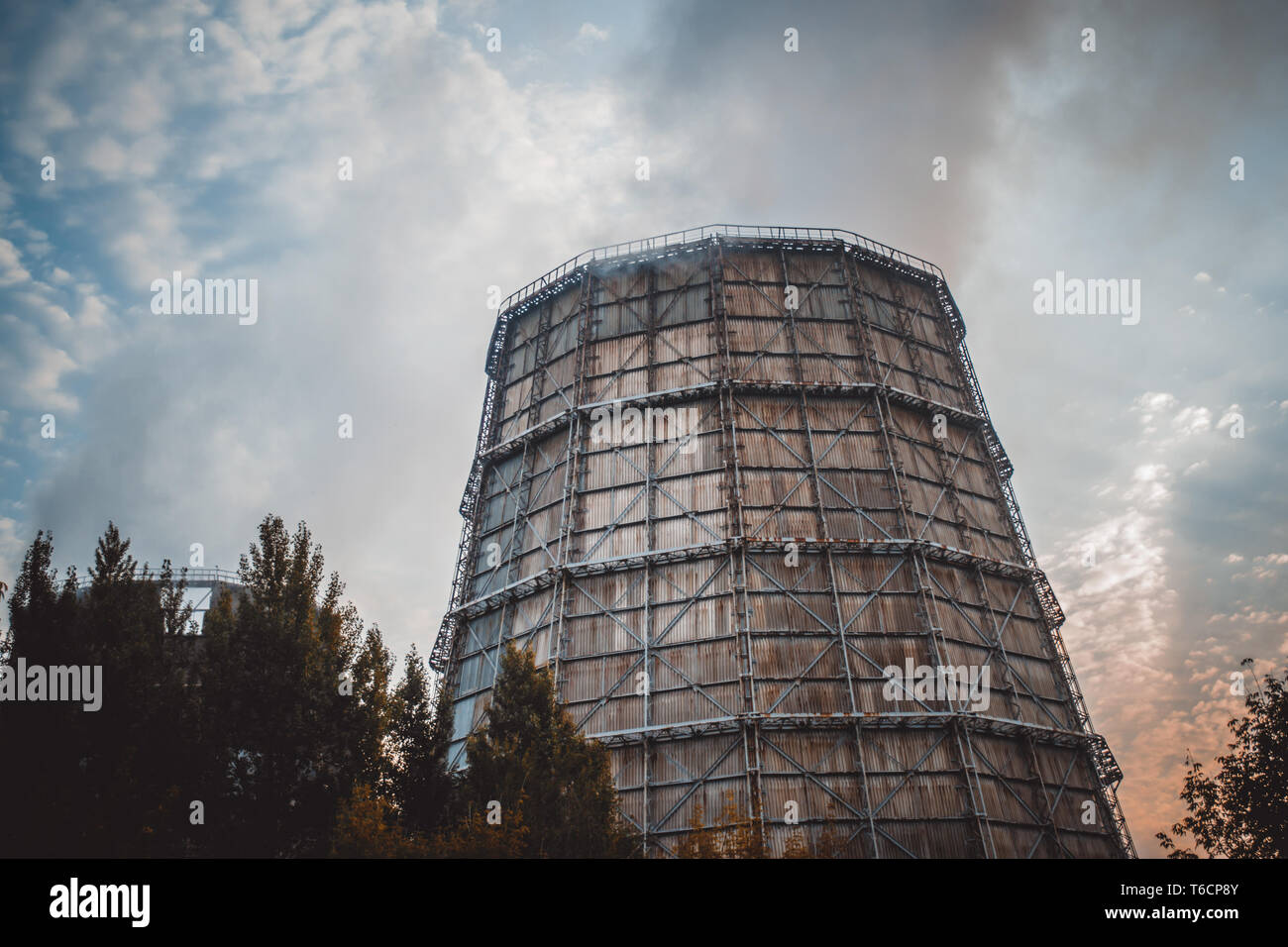 Big factory chimney hi-res stock photography and images - Alamy