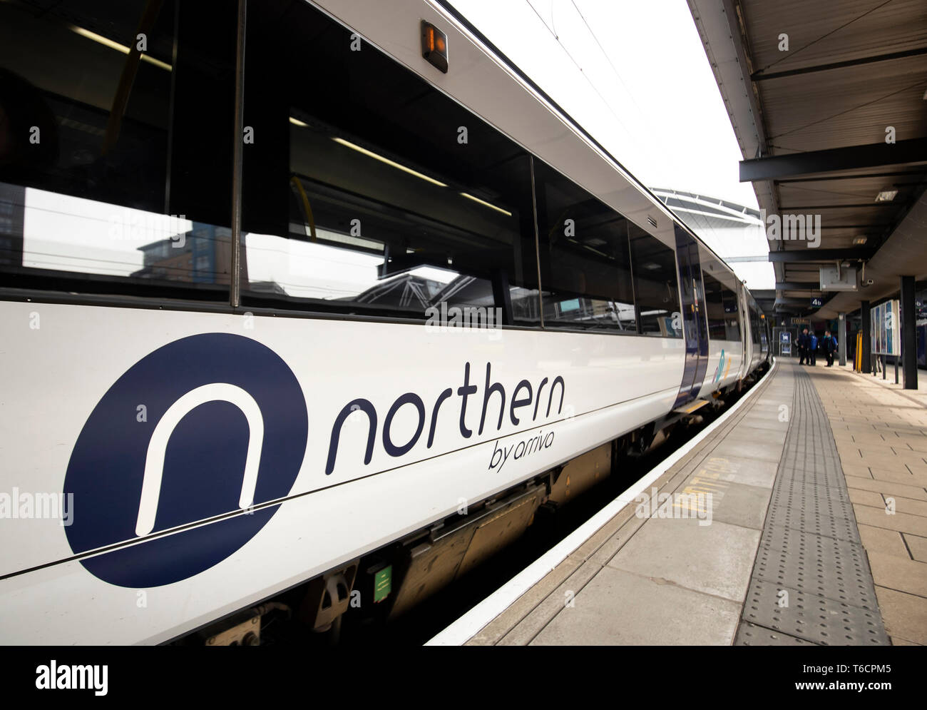 A Northern train at Leeds train station Stock Photo - Alamy