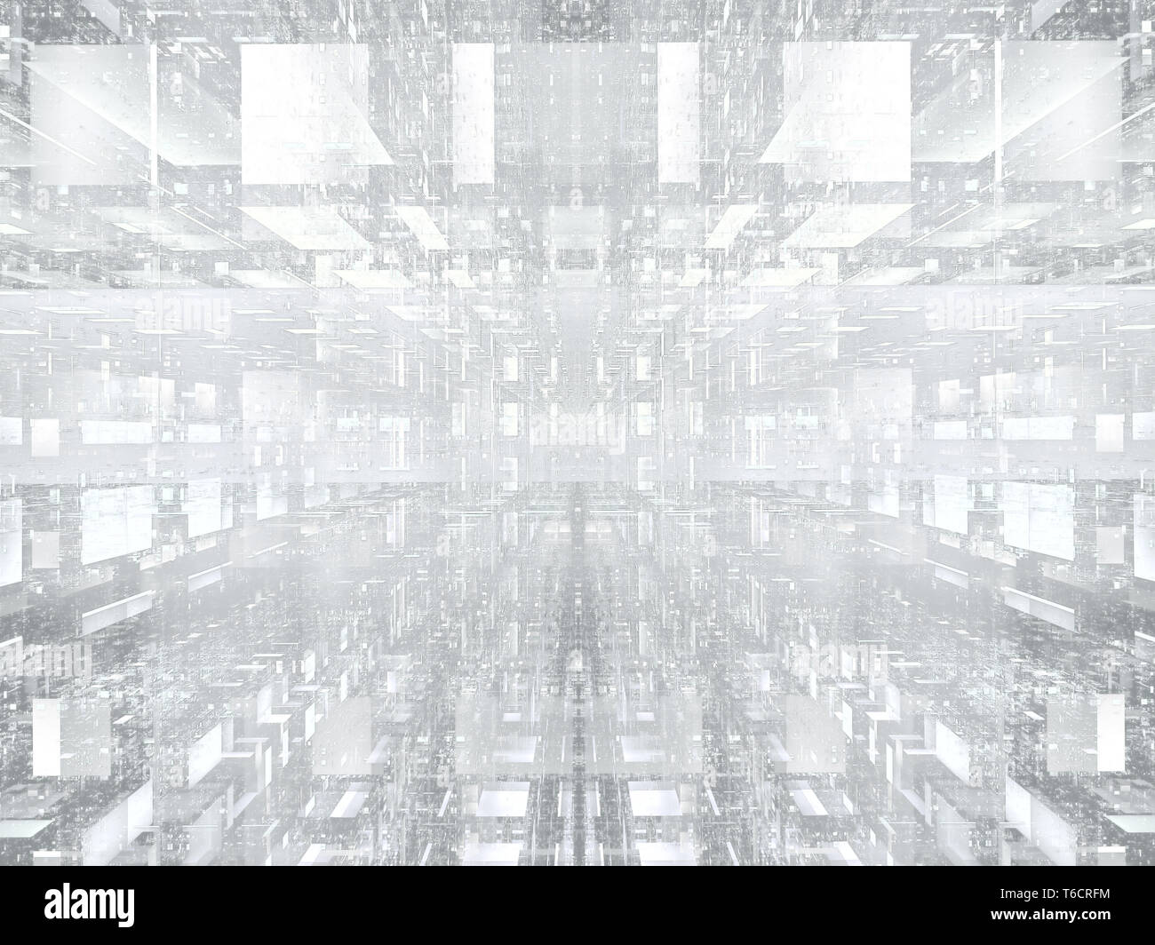 White background with grid - abstract digitally generated image Stock ...