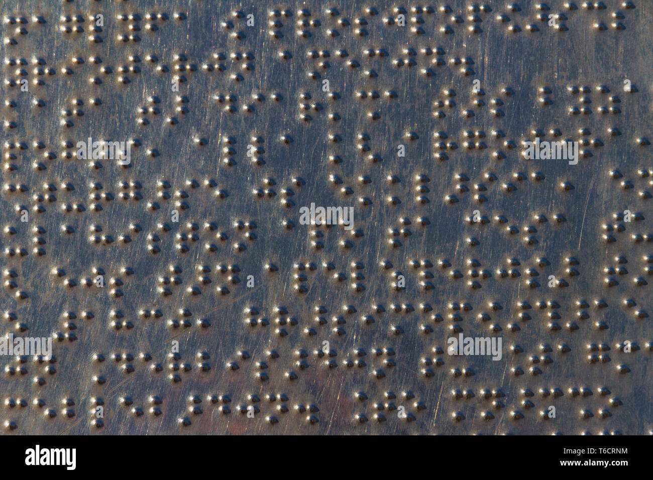 Braille plaque hi-res stock photography and images - Alamy