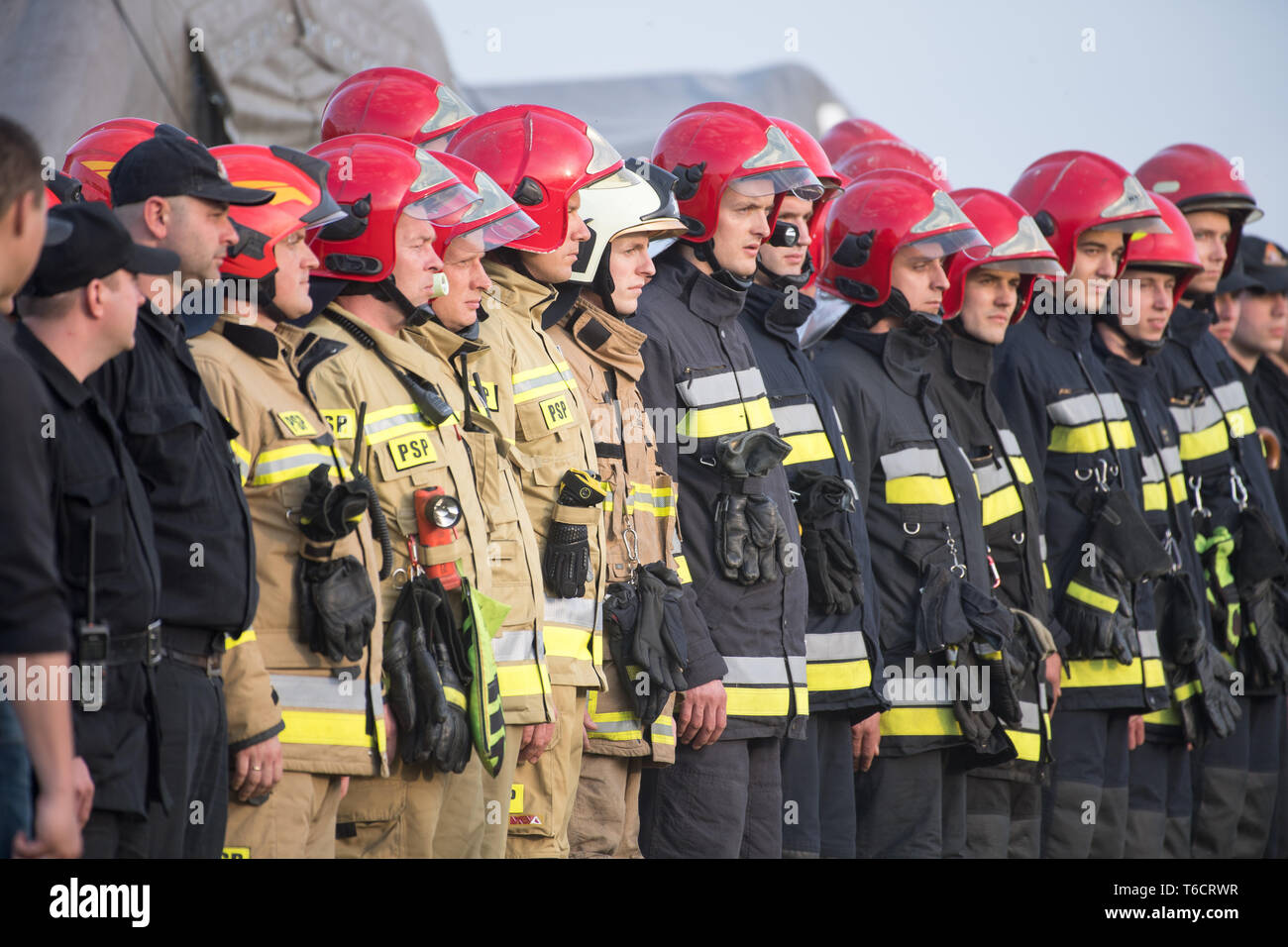 Polish firefighter hi-res stock photography and images - Alamy