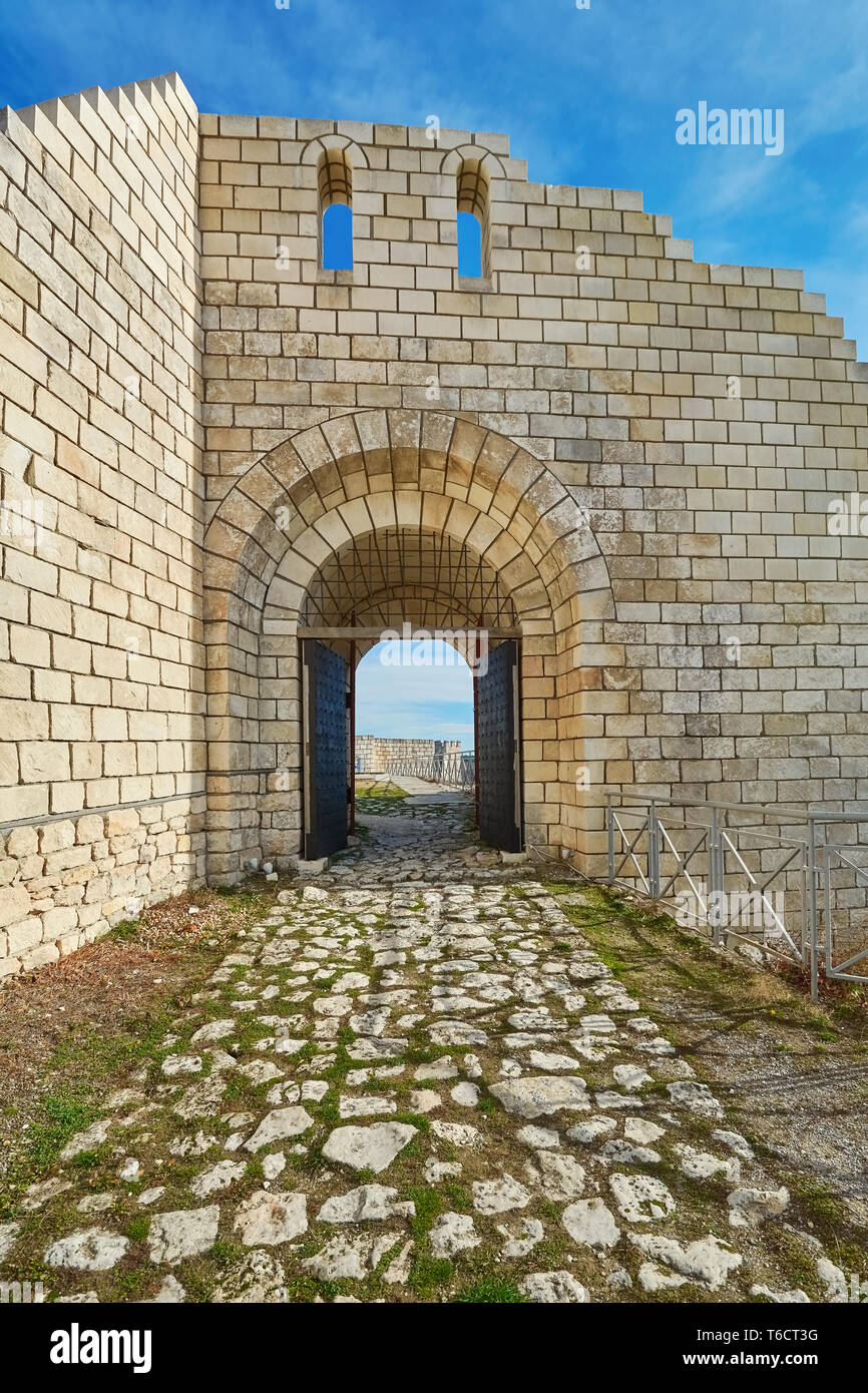 Main Entry of the Fortress Stock Photo - Alamy
