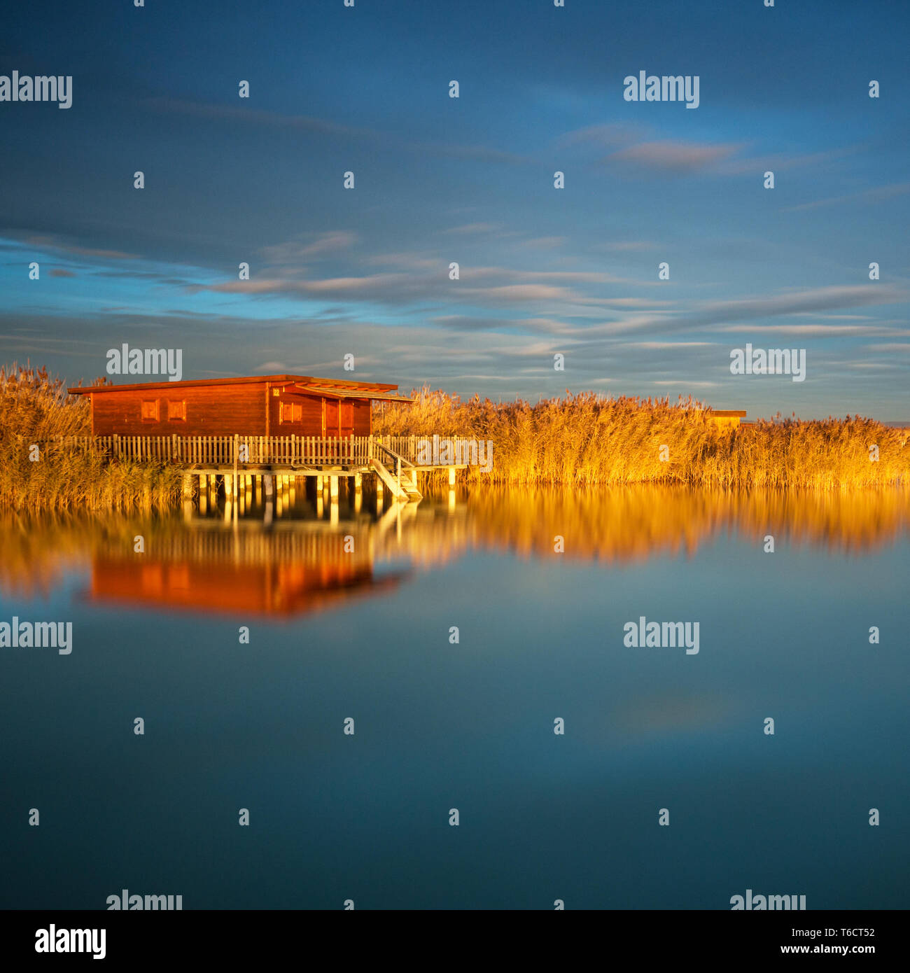 House with jetty hi-res stock photography and images - Alamy