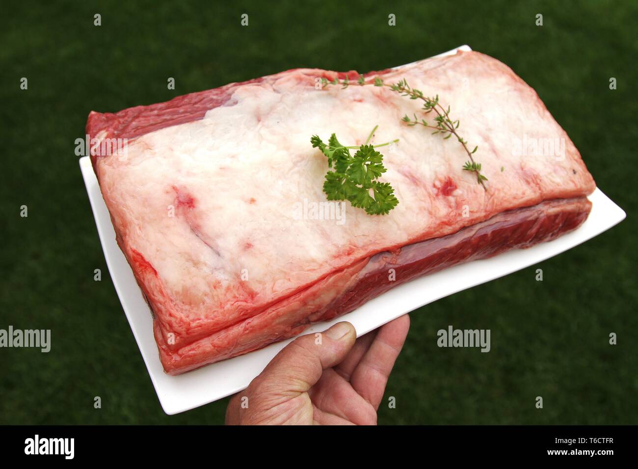 Argentinian Beef Preparing at the Grill Stock Photo - Alamy