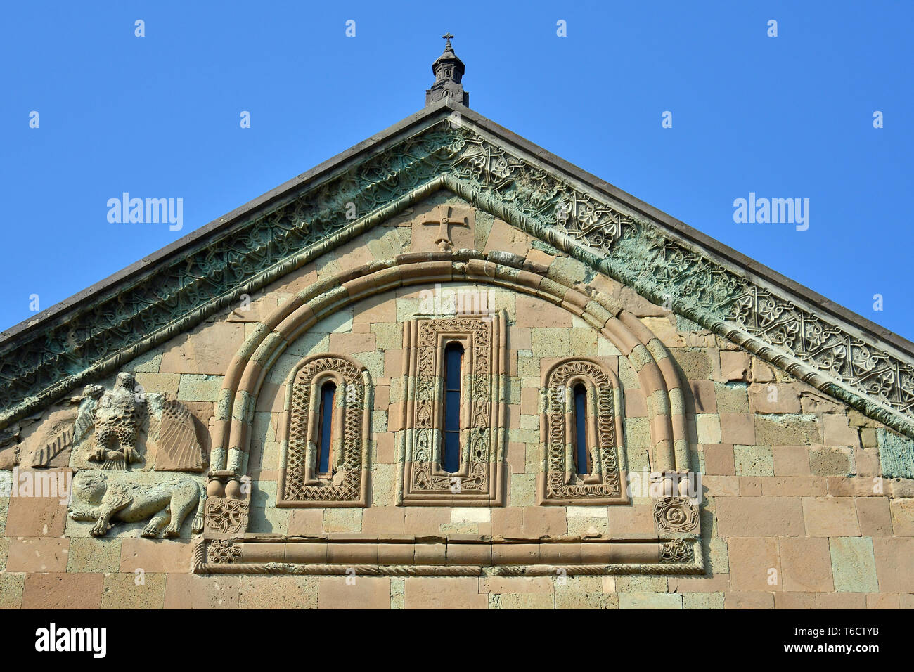 Svetitskhoveli Orthodox Cathedral in the historical town Mtskheta ...