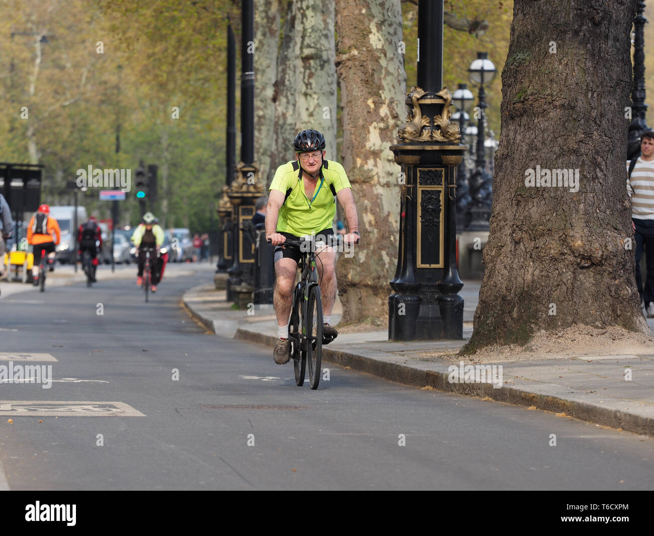 Cycling in London, England, UK Stock Photo - Alamy