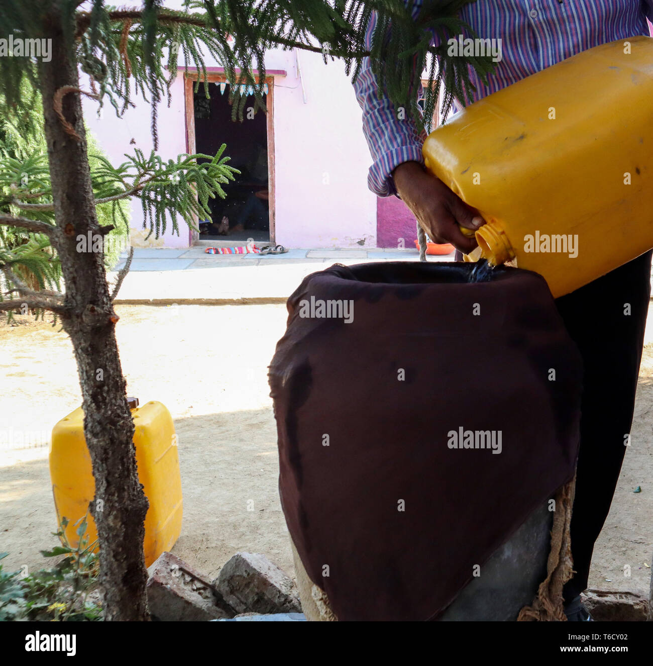 Indian water can hi-res stock photography and images - Alamy