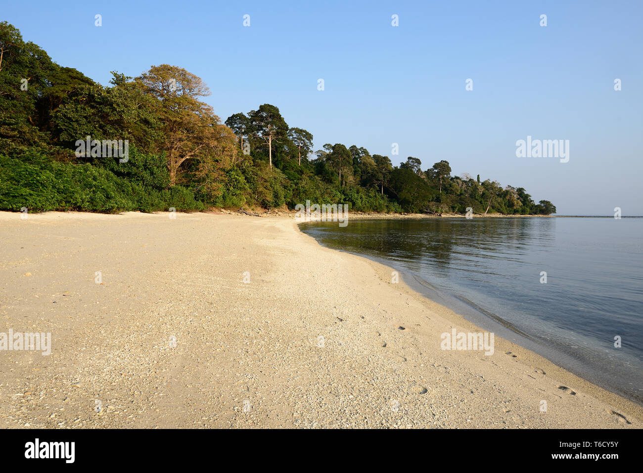 Beach at Long Island, Andaman and Nicobar Islands, India Stock Photo ...