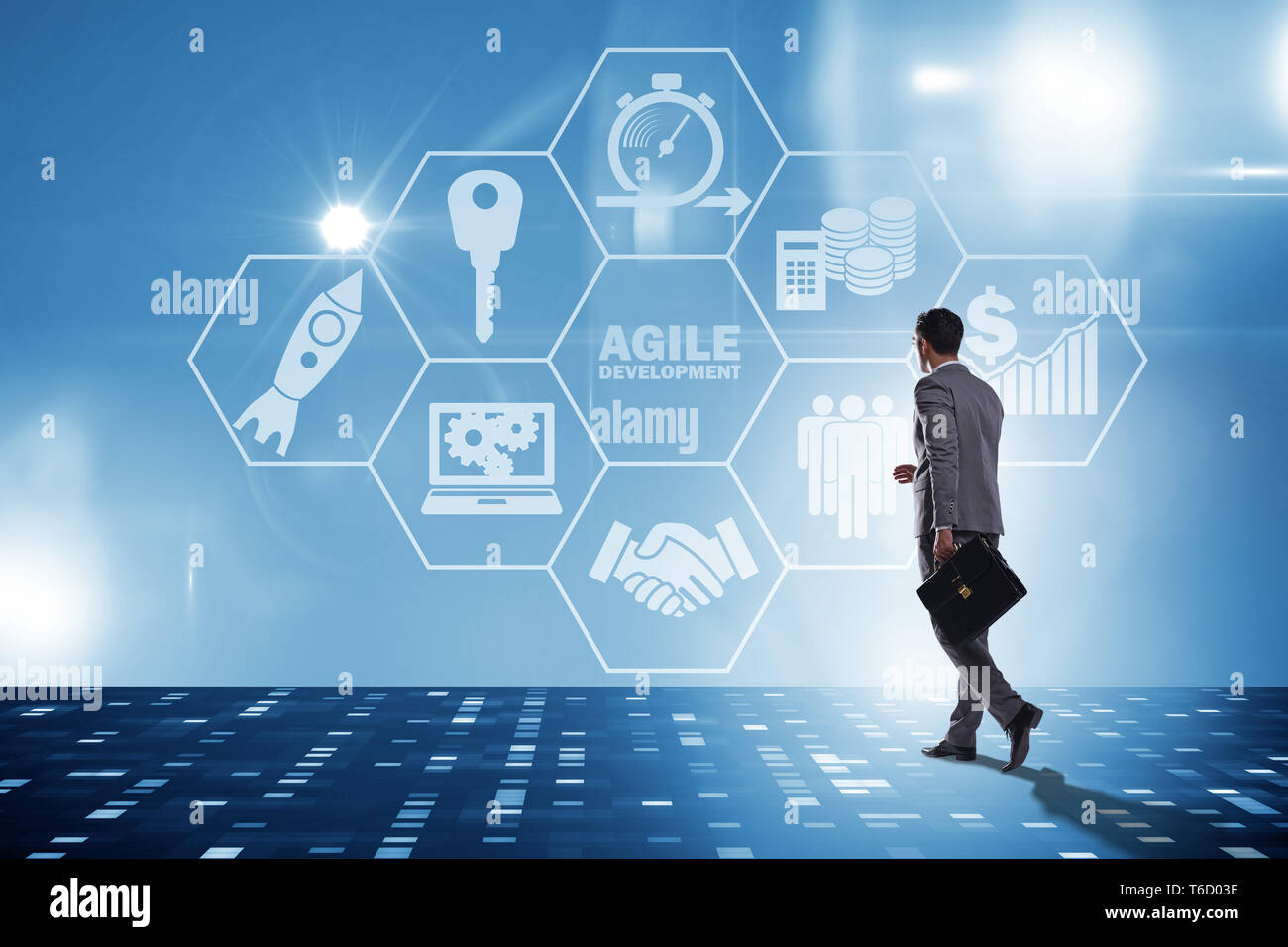 Concept of agile software development Stock Photo - Alamy