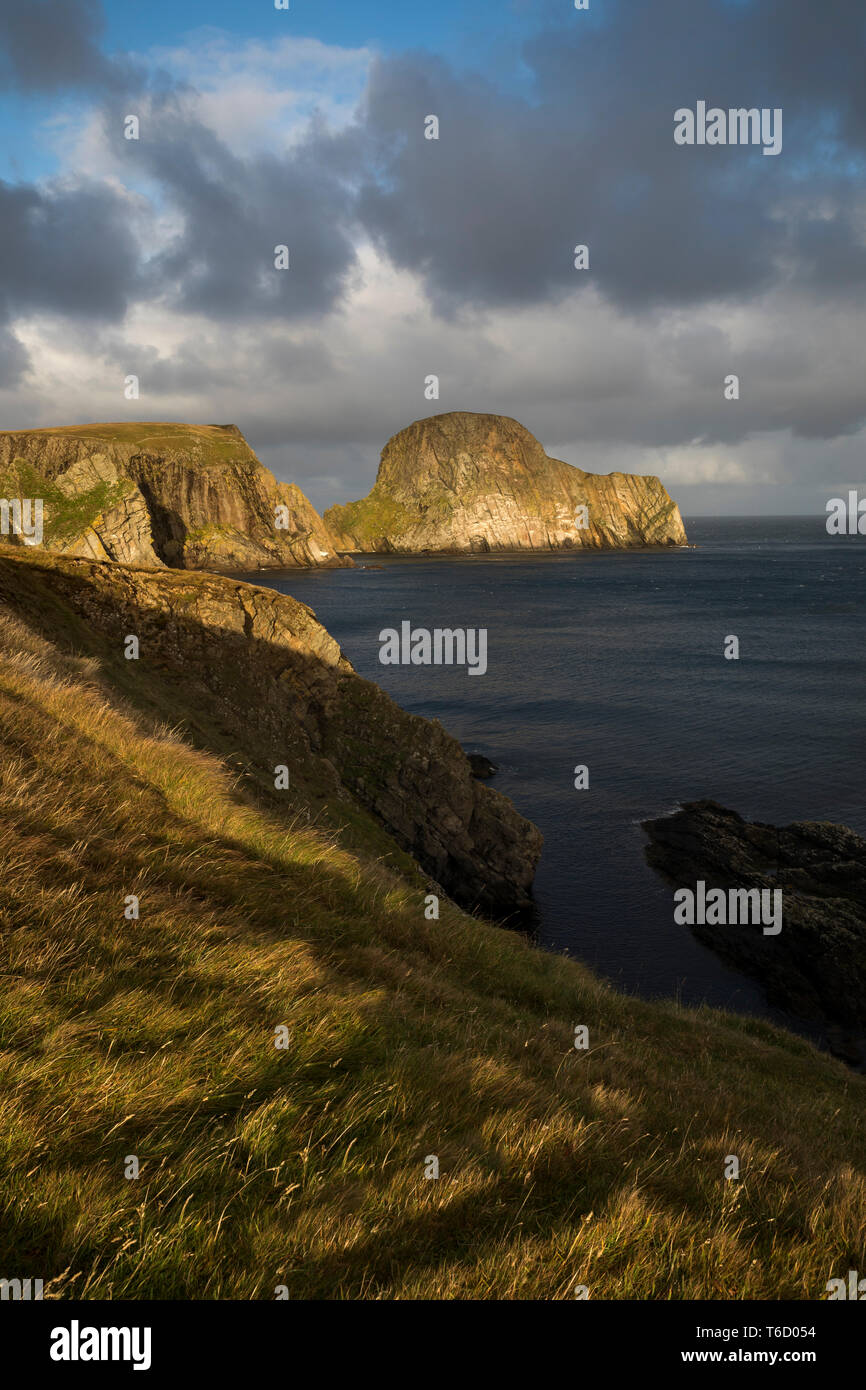 Fair Isle; Sheep Rock; Shetland; UK Stock Photo - Alamy