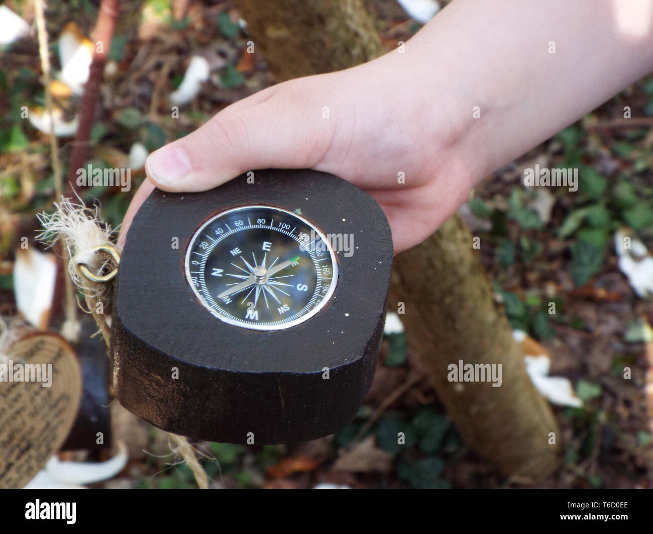Hand held compass hi-res stock photography and images - Alamy