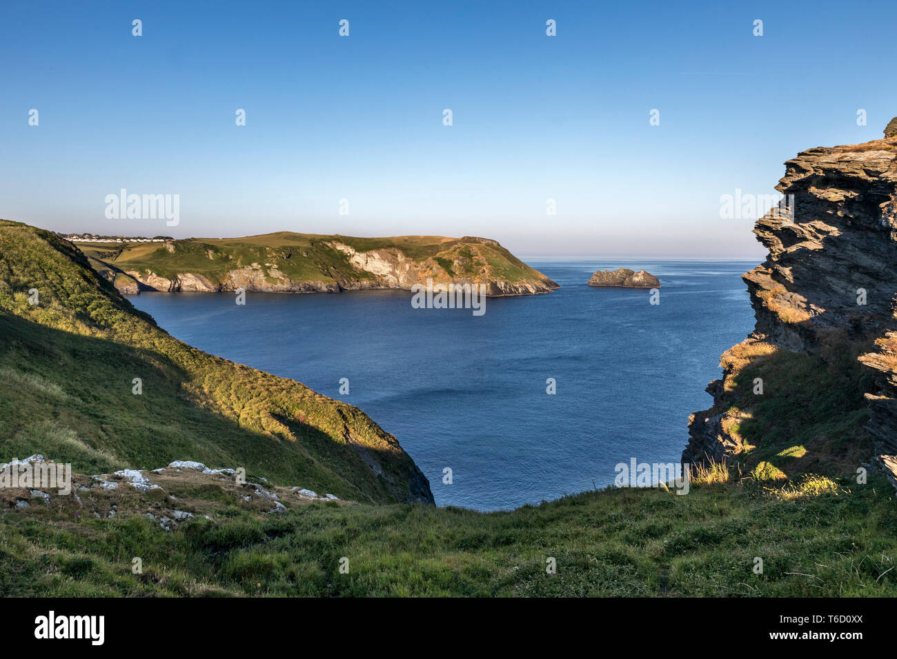 Lye Rock; Willapark; and The Sisters; Boscastle; Cornwall; UK Stock ...