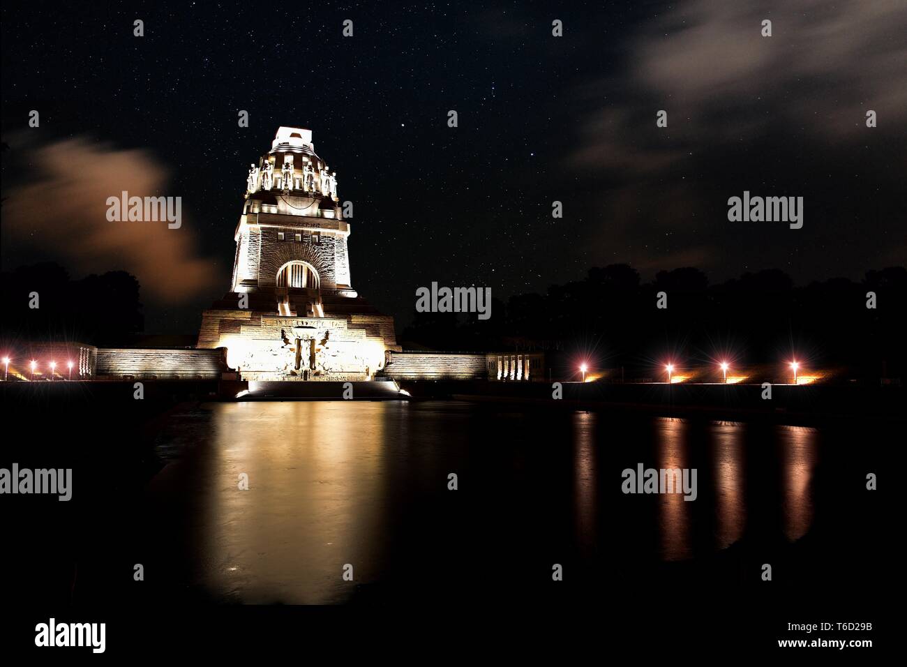 Memorial at night Stock Photo - Alamy