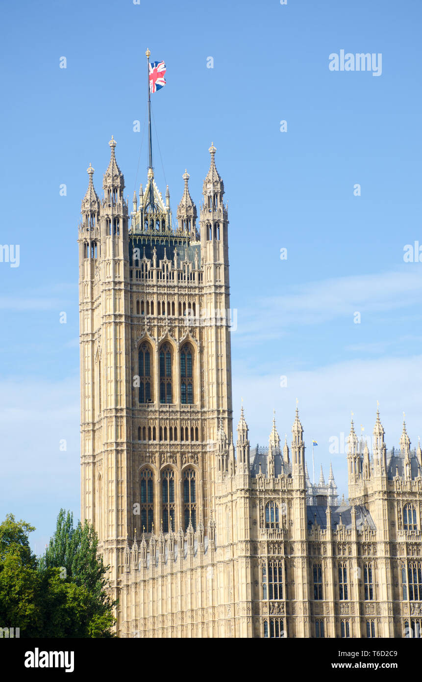Parliament victoria tower hi-res stock photography and images - Alamy