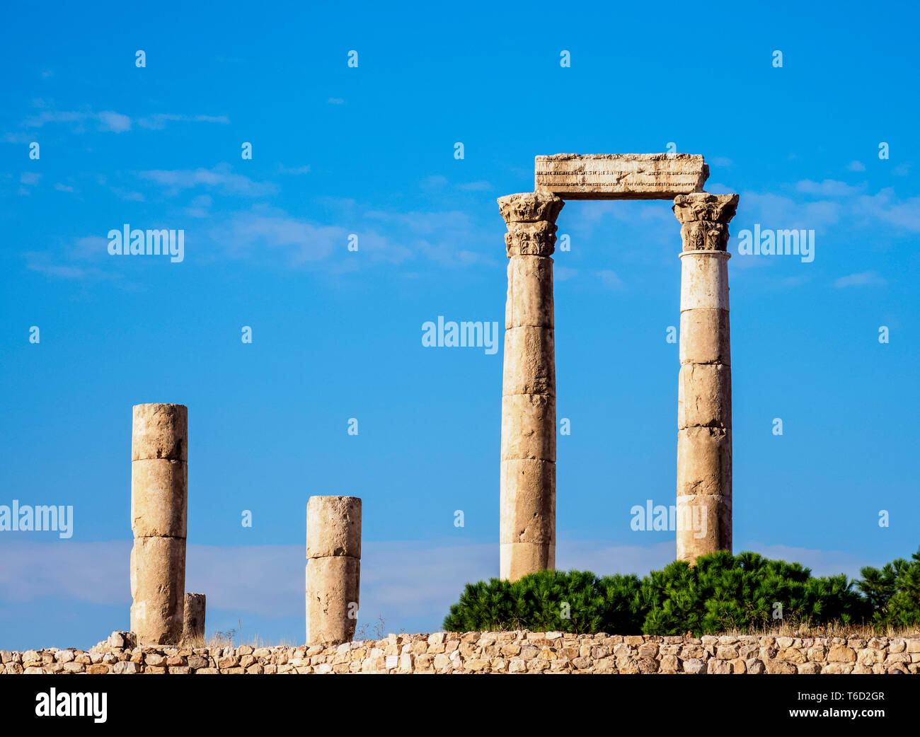 Temple of Hercules Ruins, Amman Citadel, Amman Governorate, Jordan ...
