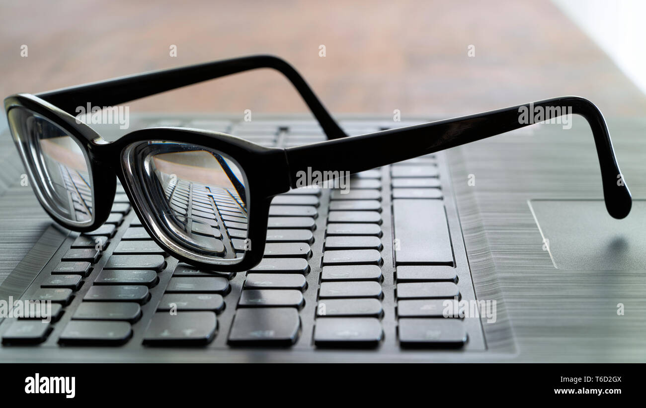 Computer glasses hi-res stock photography and images - Alamy