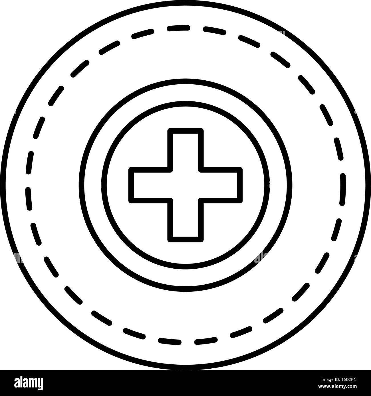 pluss symbol isolated icon Stock Vector Image & Art - Alamy