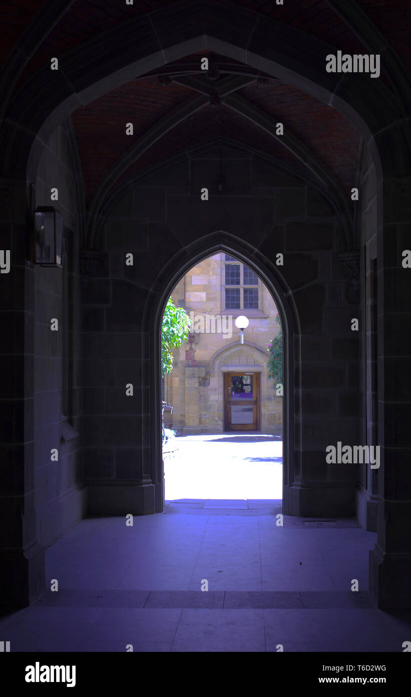 Gothic style walkway hi-res stock photography and images - Alamy