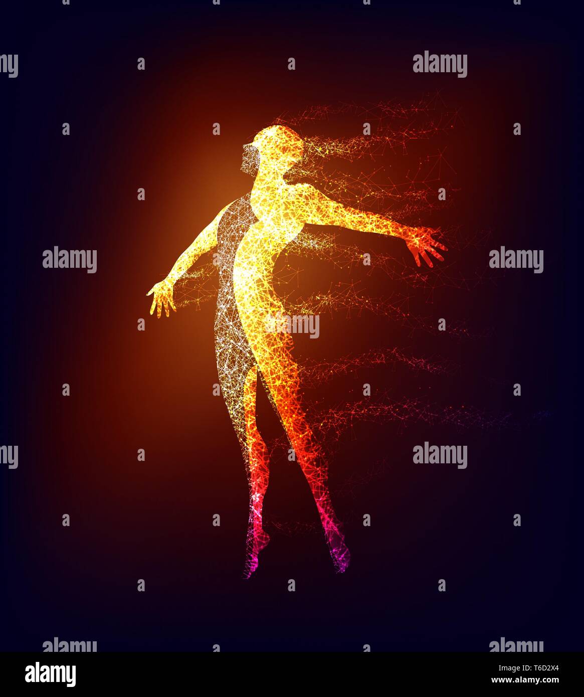 Digital AI Technology Art Stock Vector Image & Art - Alamy